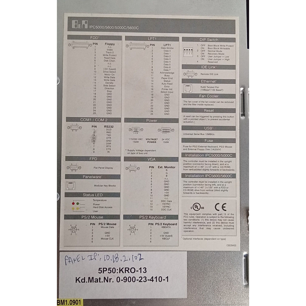 IPC5000-5600-5000C-5600C B and R Automation from AFI Systems