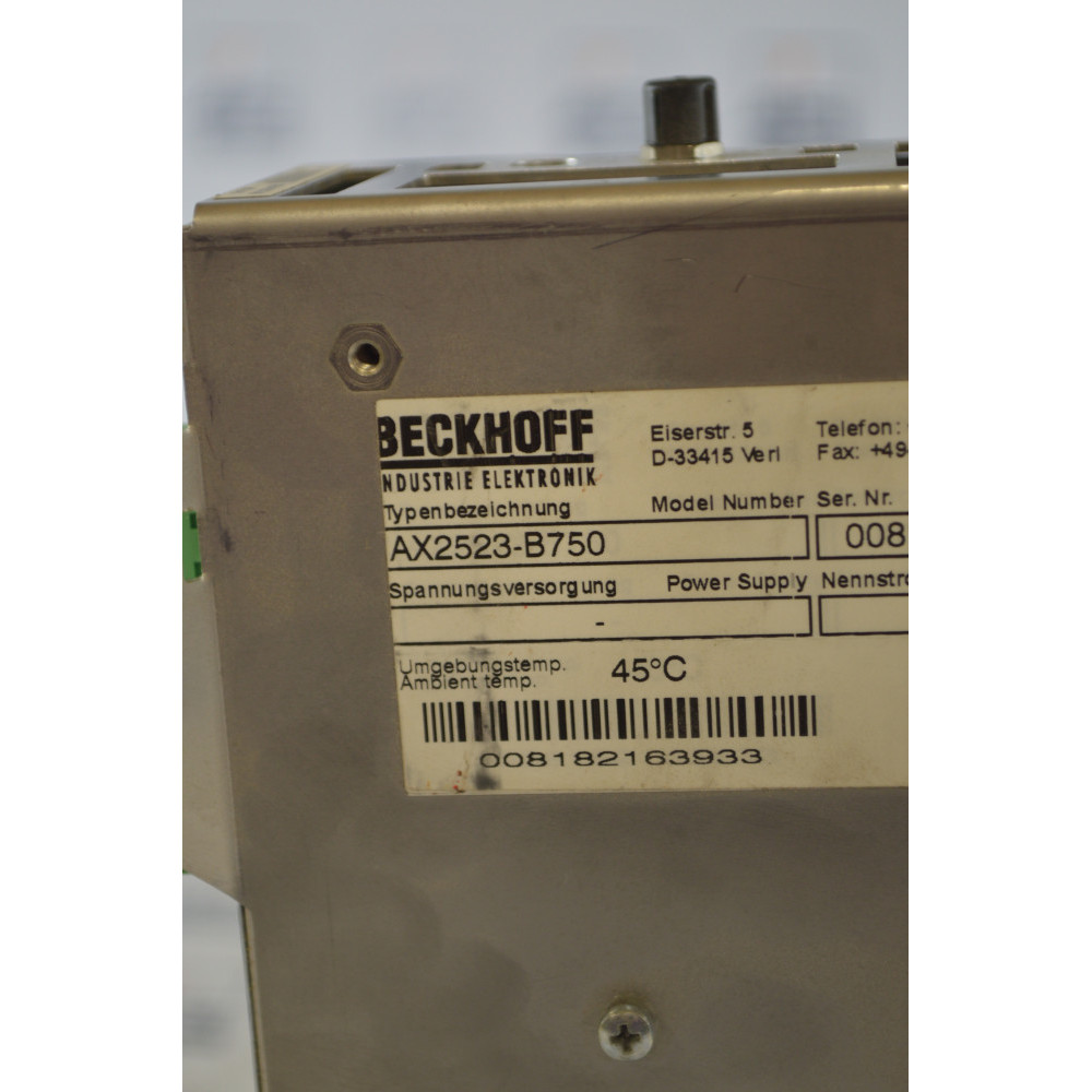 AX2523-B750 Beckhoff from AFI Systems