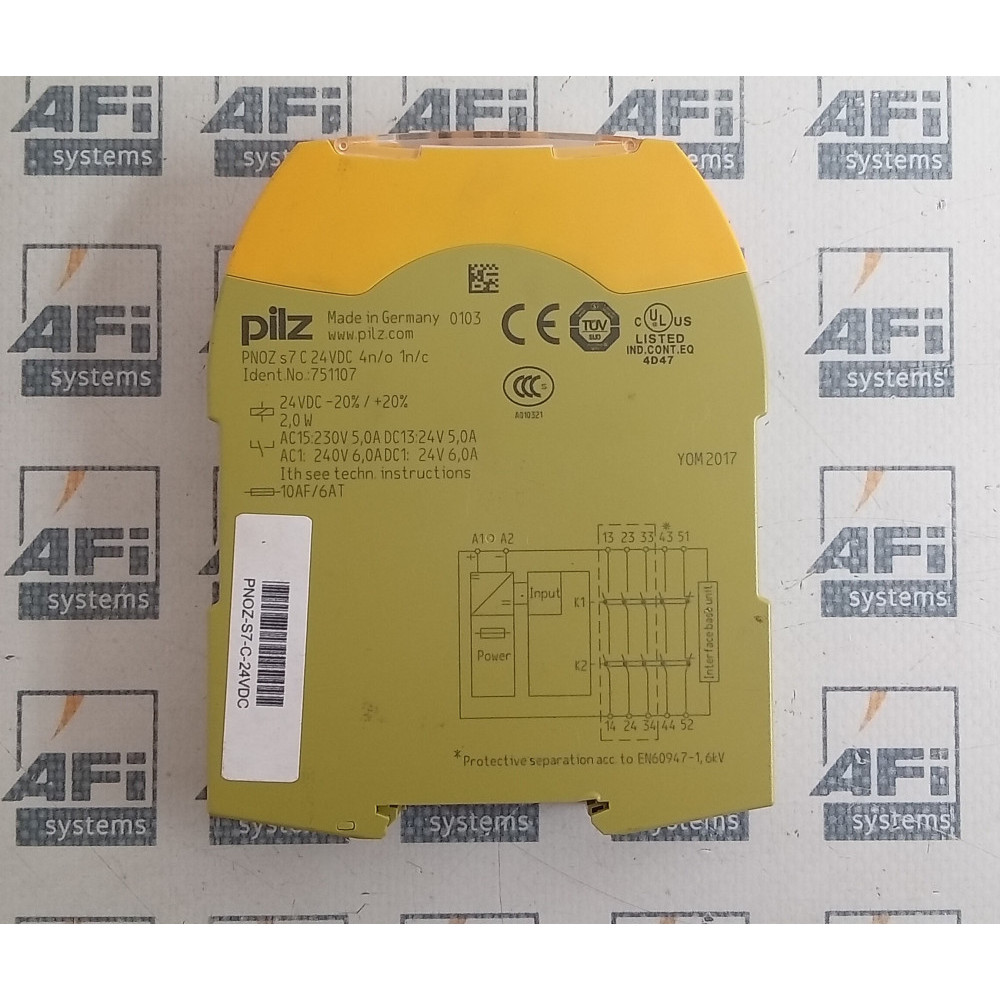 PNOZ-S7-C-24VDC Pilz from AFI Systems
